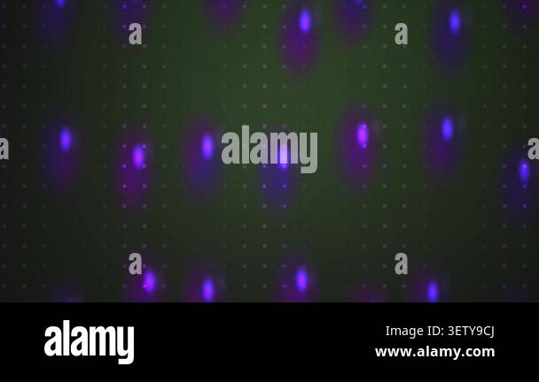 Glowing purple lights on dark green background with white space Stock ...