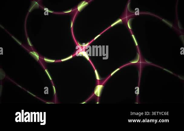 Glowing neurons network connections on black background Stock Video ...