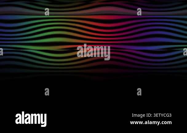 Multicolor abstract background with wavy lines and dark gradient effect ...