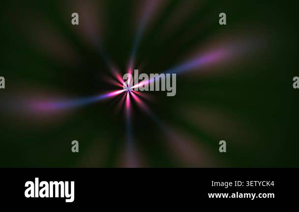A mesmerizing display of colorful light radiating from a central point ...