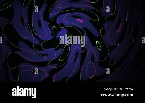 Vibrant abstract image featuring swirling shapes in blue, purple, and ...