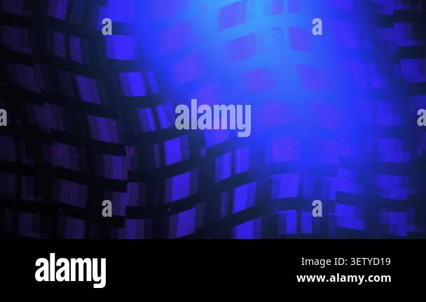 A series of abstract images featuring a grid pattern with blue and ...