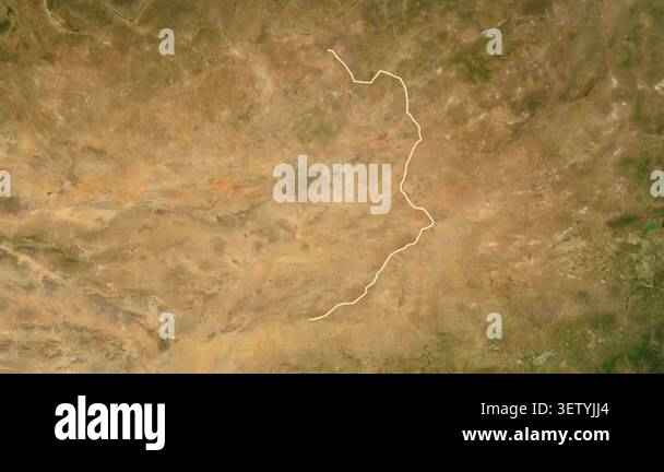 Dornogovi, Mongolia, extruded. Satellite Stock Video Footage - Alamy