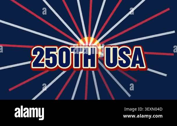 Celebrating the 250th Anniversary of the USA with Patriotic Fireworks ...