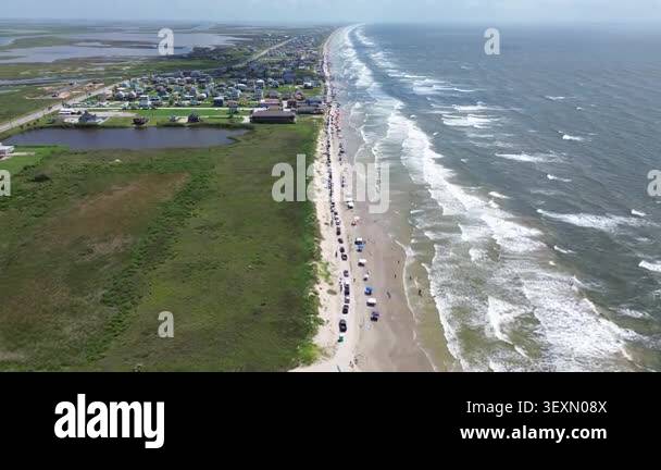 Follet Island extends past densely packed homes, wetlands, sparkling ...