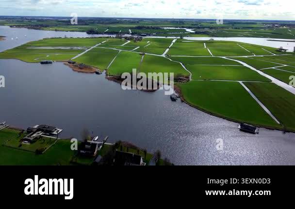 A high-angle aerial drone photograph capturing a wide panoramic view of ...