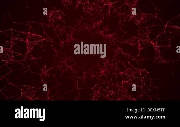 Network Line And Dots Connection Video Animated Background Stock Video ...