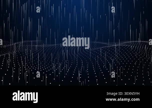 Abstract Digital Tunnel Technology Connections Video Background Stock ...