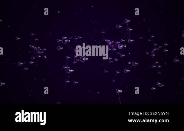 Plexus Data Network Connection Video Animated Background Stock Video ...