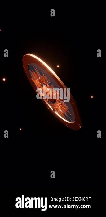 A radiant solar energy medallion pulses with radiant neon light. The ...