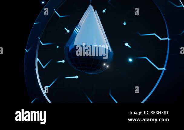 A futuristic hydro power coin channels sustainable power through its ...