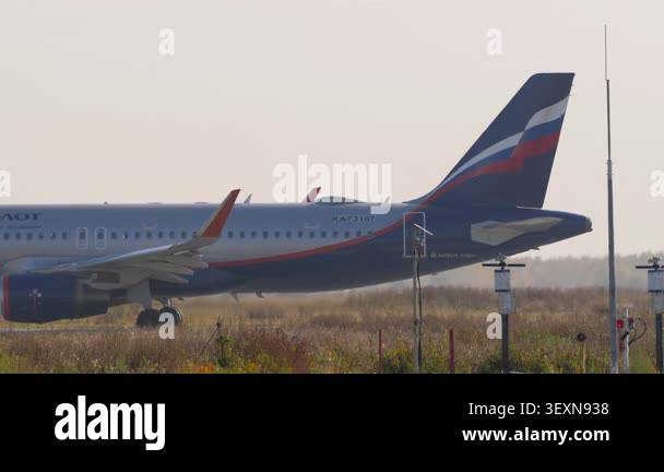 NOVOSIBIRSK, RUSSIA - SEPTEMBER 18, 2025: Aeroflot Airbus A320-200 ...