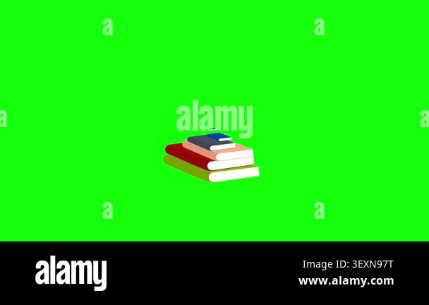 4K Animated Creative Light Bulb with Floating Icons on Green Screen ...