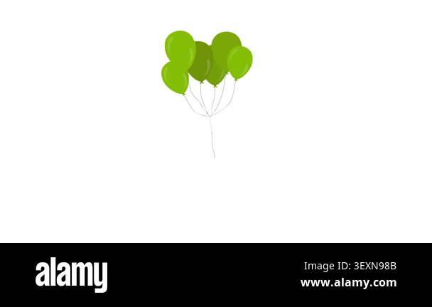 4K Animated Green Chat Bubble with Translation Icon on Black Background ...