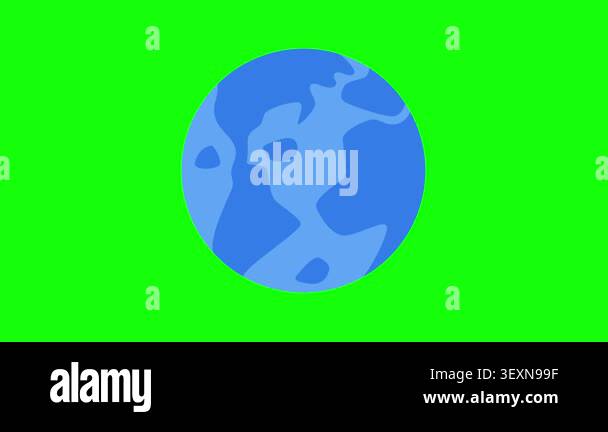 4K animated rocket lightbulb launching on green screen, symbol of ...