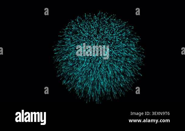 spherical firework burst on dark night sky, perfect for celebratory ...