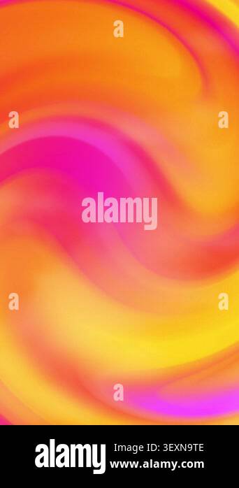Dynamic abstract background with swirling waves of vibrant orange, pink ...