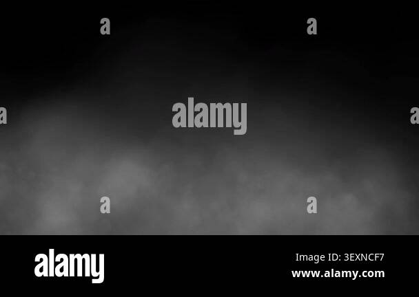 Dark fog and smoke drift over black copy space, a 4K 60fps seamless ...