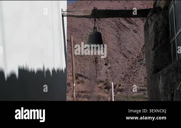 Iruya, Argentina - March 20, 2015: Old School Bell Ringing by Teacher ...