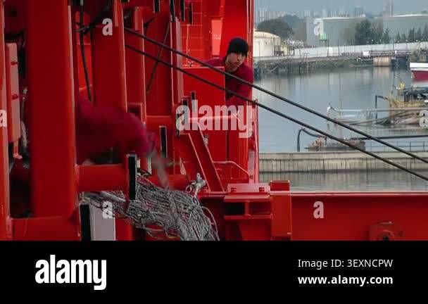 Buenos Aires, Argentina - March 20, 2015: Port of Buenos Aires Maritime ...