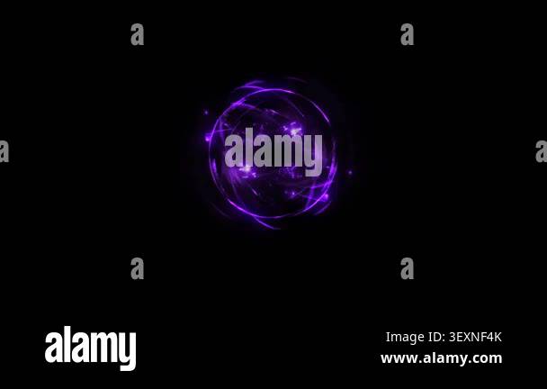Purple spinning circle line magical effect motion overlay Stock Video ...
