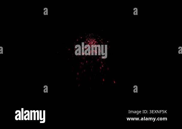 Red glow Sparkle falling down effect overlay Stock Video Footage - Alamy