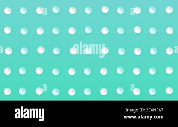Pattern wiggle of Circle dew on Sea blue shade background Stock Video ...