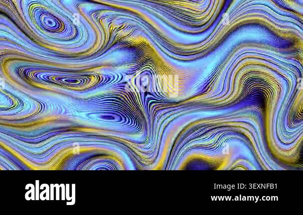 Abstract colorful background with a seamless psychedelic wave pattern ...