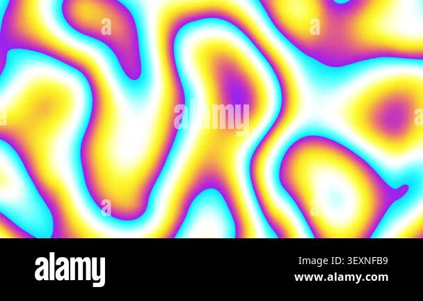 Abstract colorful background with a seamless psychedelic wave pattern ...