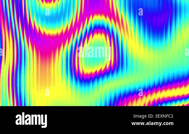 Colorful rainbow thermal imaging map with loopable turbulent animated ...