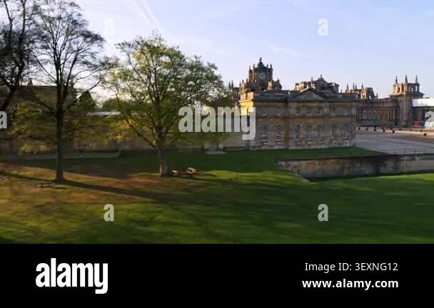 Famous English country house Blenheim Palace in Oxfordshire with its ...