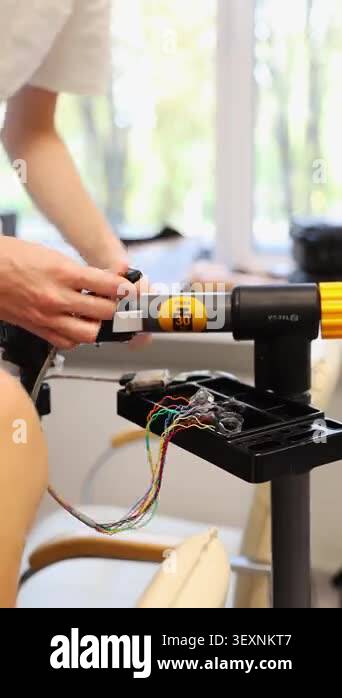 Man with Bilateral Leg Prosthetics Training in Rehabilitation Center ...