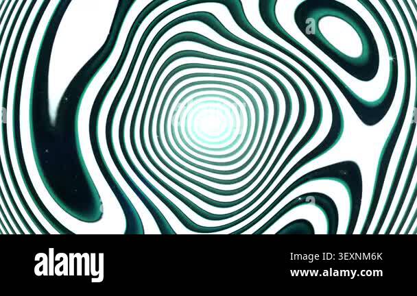 Displace Hypnotize black white mint spiral background Stock Video ...