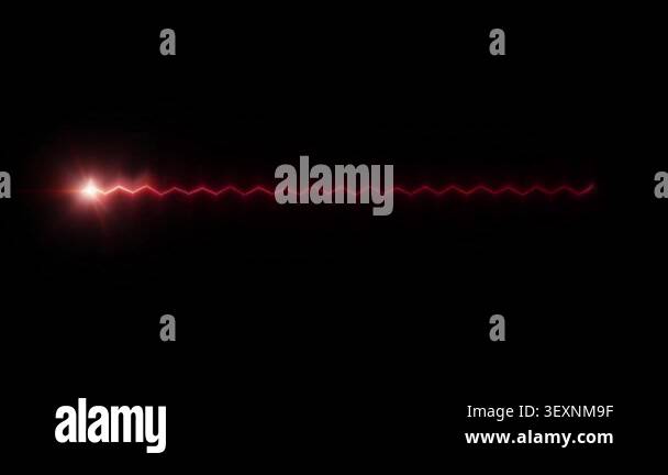 Red triangle wavy spelling power laser spell casting loop motion effect ...