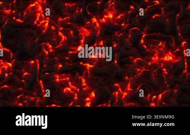Magma and lava waving motion background Stock Video Footage - Alamy