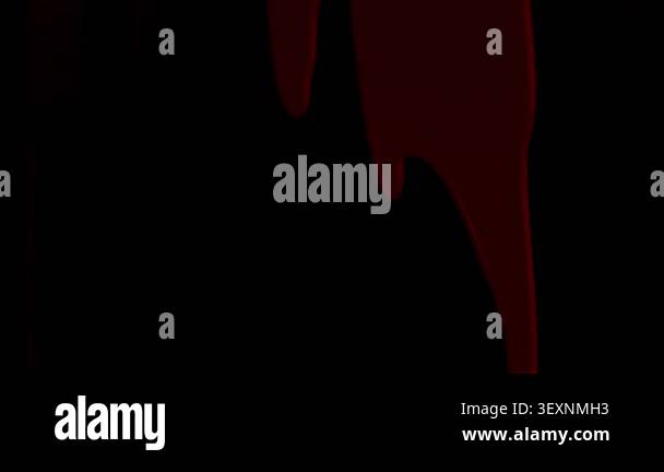 Red Blood dripping on the wall overlay effect Stock Video Footage - Alamy