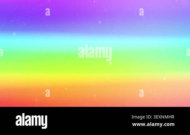 Rainbow color with particle blur floating background Stock Video ...