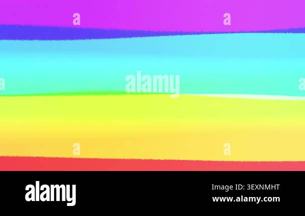 Rainbow color of fabric draw shape motion windy background Stock Video ...