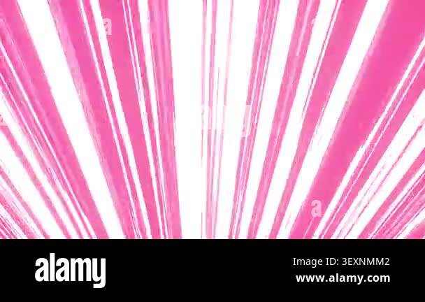 Pink White manga style light ray line flow up background Stock Video ...