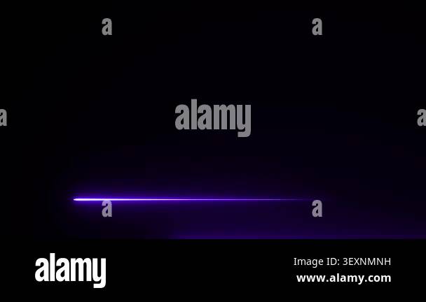Purple light saber running around rectangle shape with the light that ...