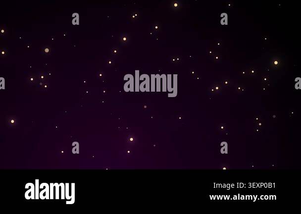 Golden particles on dark background. abstract shimmering light effect ...