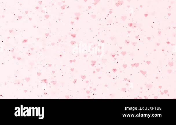 Gentle pink and red hearts floating upwards on a soft background ...