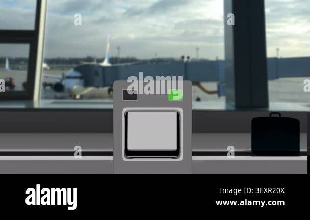 Security Screening at Airports Check Point Stock Video Footage - Alamy