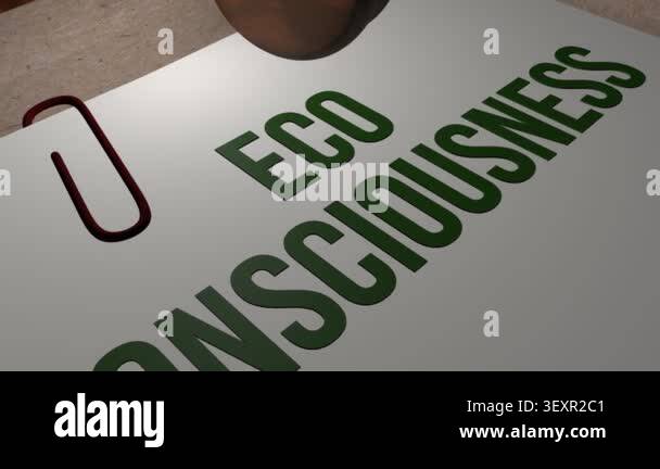 Eco-Consciousness legal concept Stock Video Footage - Alamy
