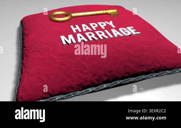 Happy Marriage concept animation Stock Video Footage - Alamy