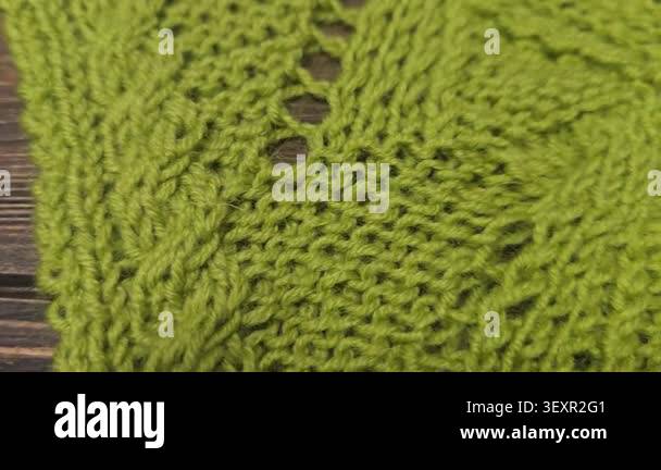 Colorful knitted fabric suitable for home decor, fashion or textile ...