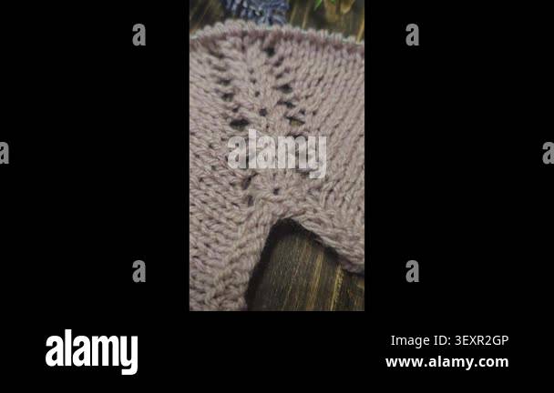 Colorful knitted fabric suitable for home decor, fashion or textile ...