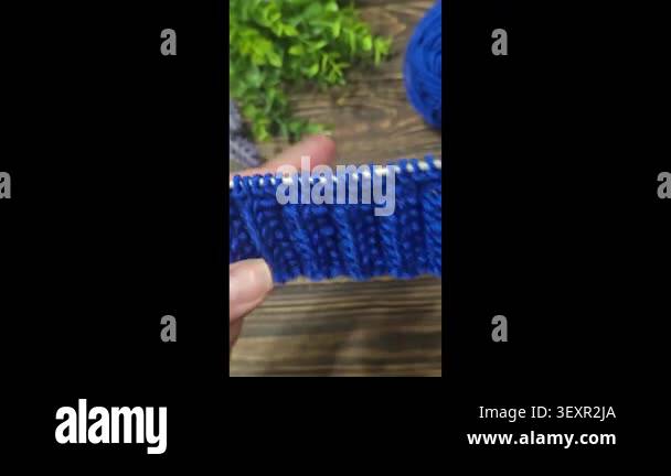 Colorful knitted fabric suitable for home decor, fashion or textile ...