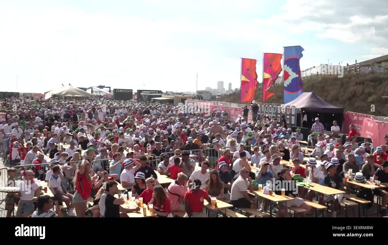 Fans in Brighton shocked after England concede early against DR Congo ...
