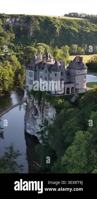 Explore Walzin Castle in Belgium Ardennes a historic structure perched ...